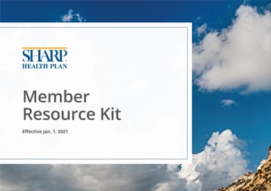 New member checklist - Sharp Health Plan of San Diego, California